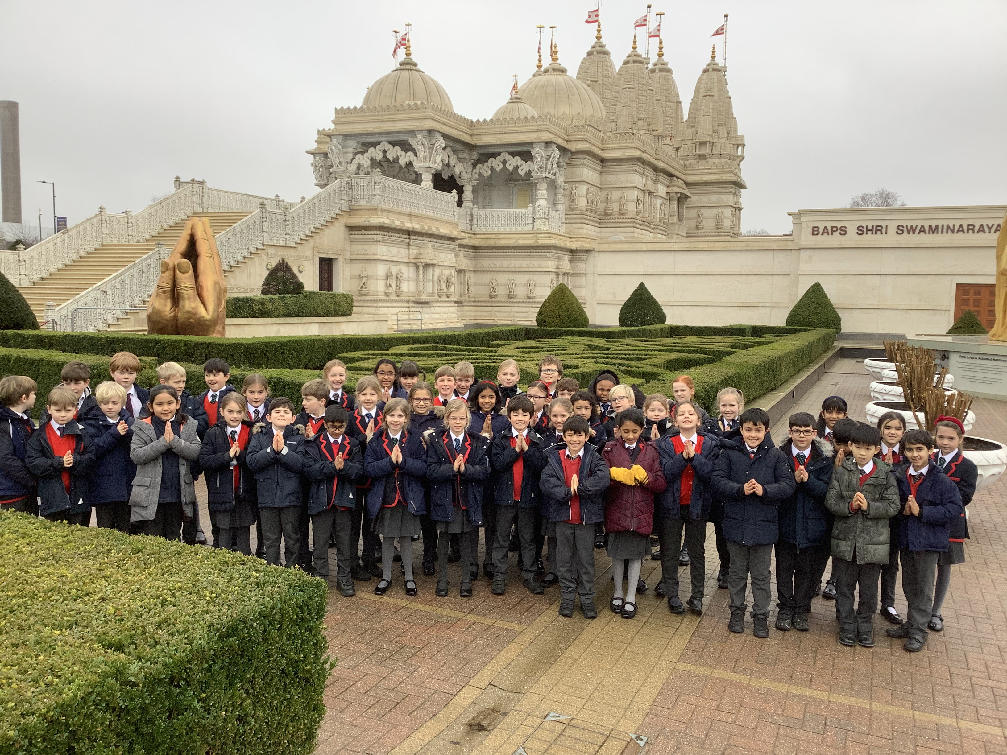 Year 4’s Inspiring Visit to Neasden Temple | News | Reigate St Mary's